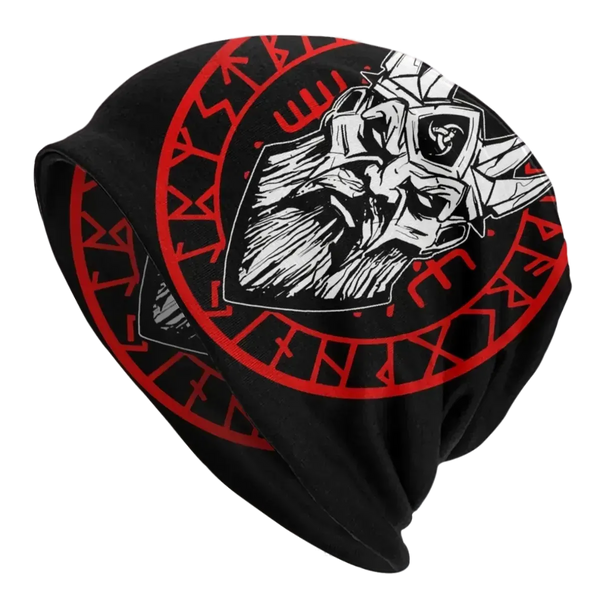 Odin with Vegvisir Stretchable Hat - Vikings Roar