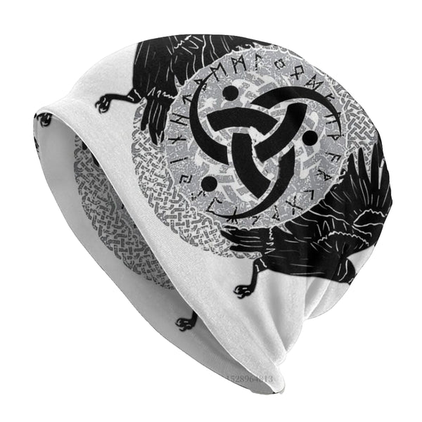 Viking Horns of Odin With Runes Stretchable Hat - Vikings Roar