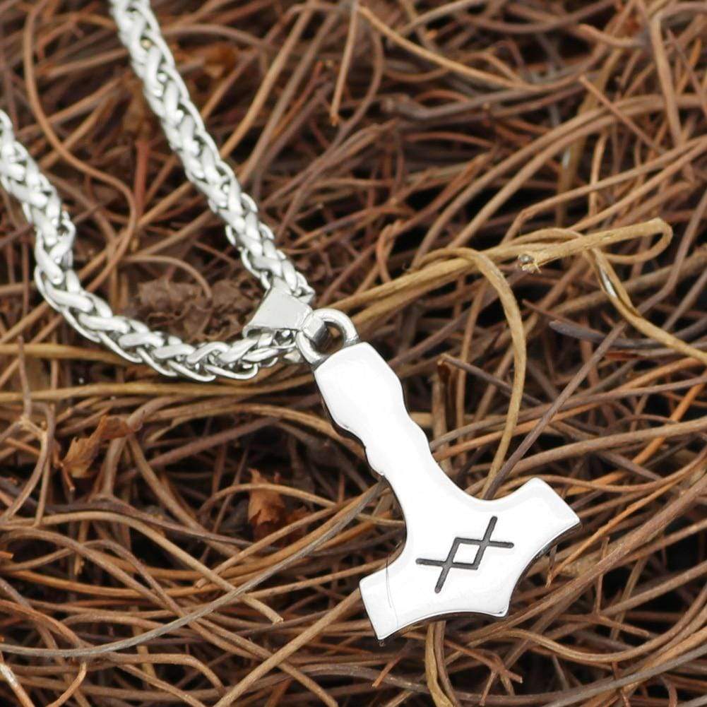 Small Mjolnir Necklace - Vikings Roar