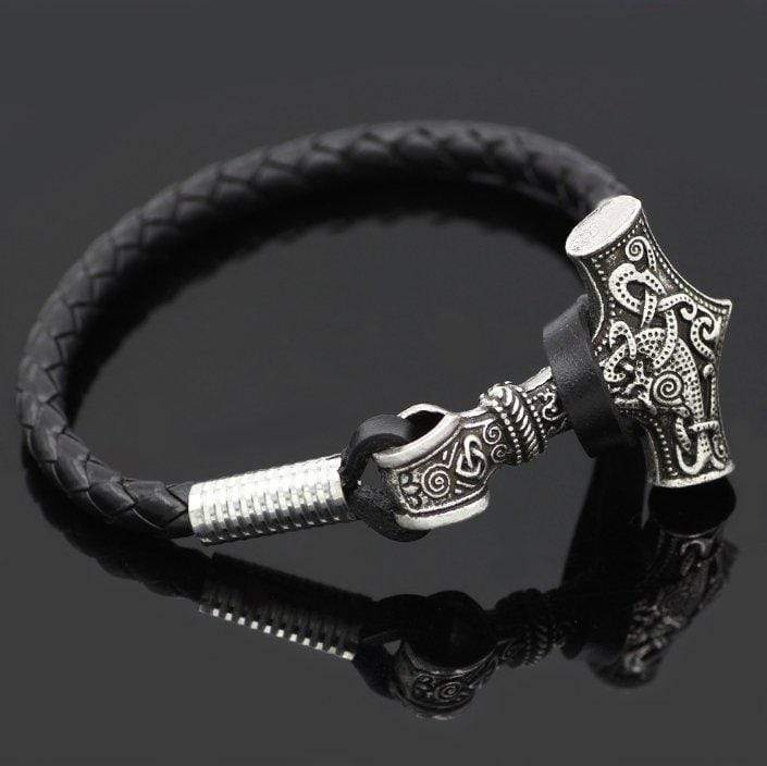 Thor Leather Bracelet - Vikings Roar